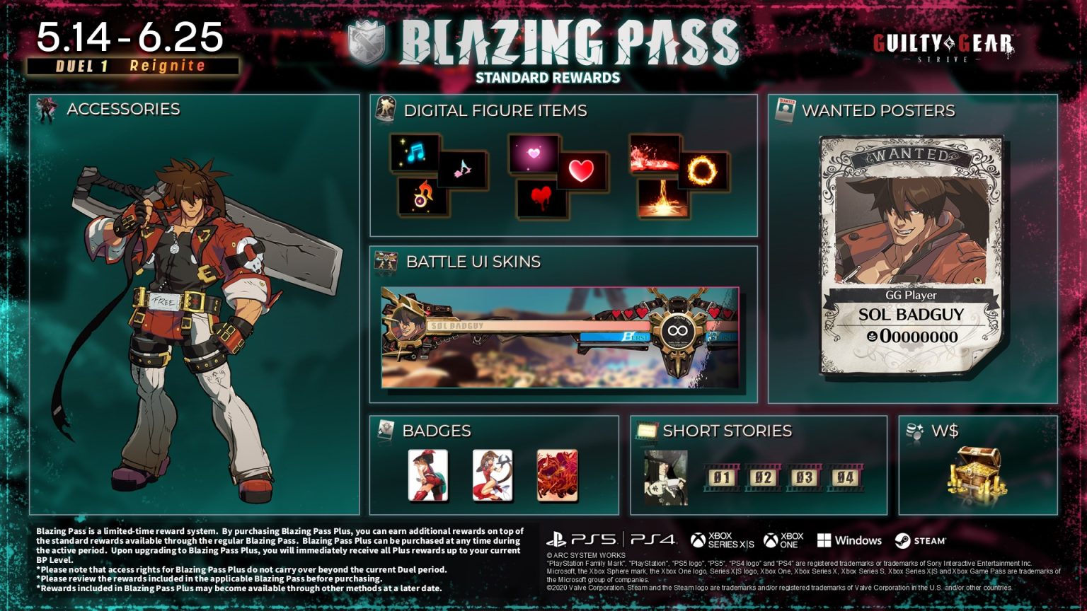 Blazing Pass, Duel 1: Reignited, Launches! | NEWS | GUILTY GEAR -STRIVE ...